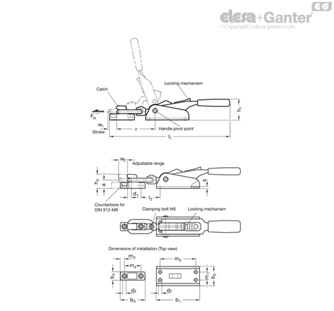 toggle latch mechanism