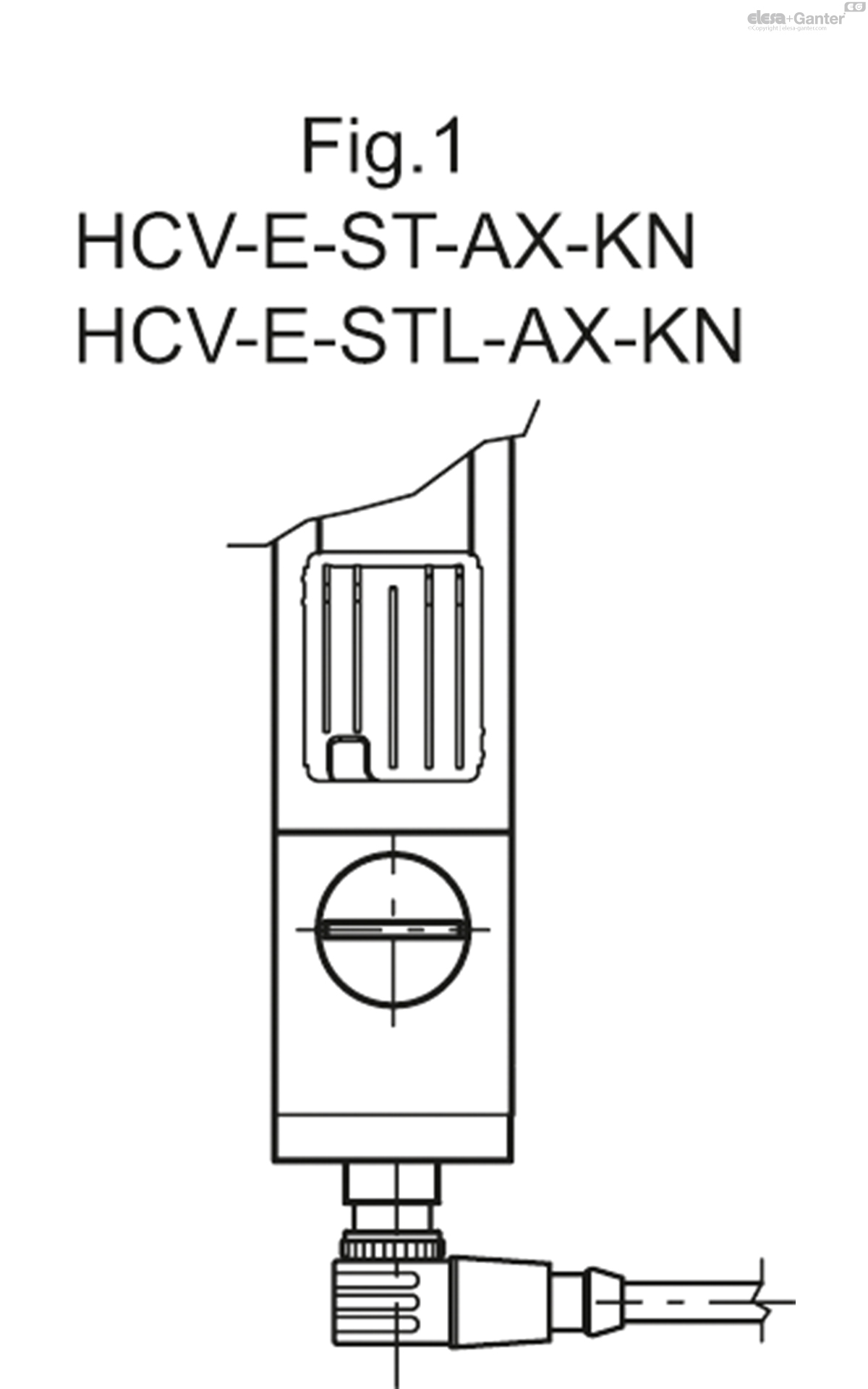 HCV-E-S Electrical level indicators | Elesa+Ganter