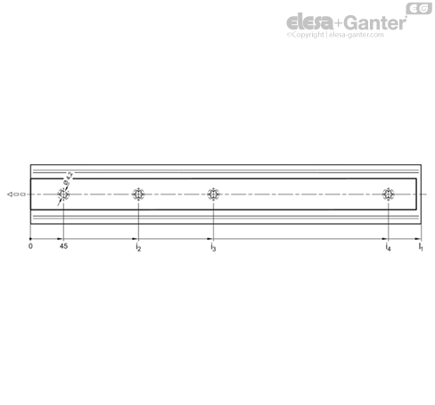 GN 1424 Telescopic slides | Elesa+Ganter
