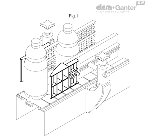 PGL-2 Separation block for GLA-2 side guides | Elesa+Ganter